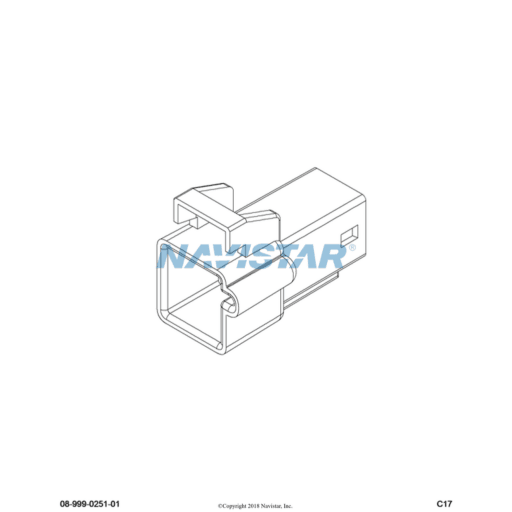 2031872C1 Navistar International | CONNECTOR BODY 6 WAY FEMALE - 5 Pack ...