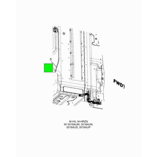 3790576F93 Navistar International | W/REMOTE Cab Radio Sleeper Harness ...