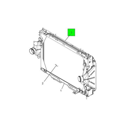 2604126C91 Navistar International | Front Top Frame Assembly With ...