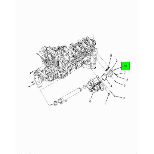 6040368C1 Navistar International | Oil Cooler Adapter Bolt | Source One ...