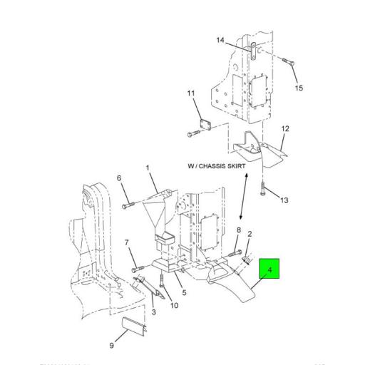 2004809C1 Navistar International | Front Fender Extension Left-Hand ...