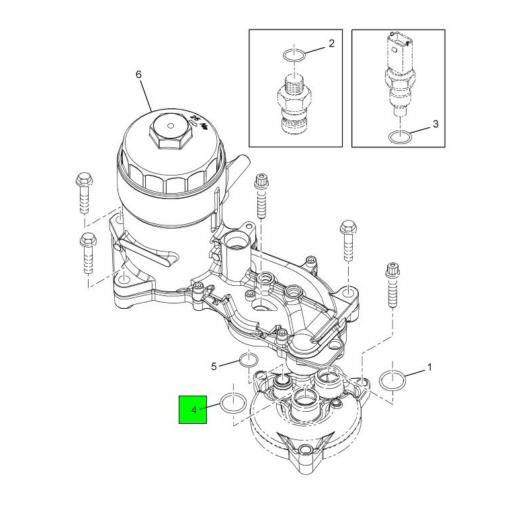1843971C1 Navistar International | O-Ring 212 0859 in x 0998 in - 5 ...