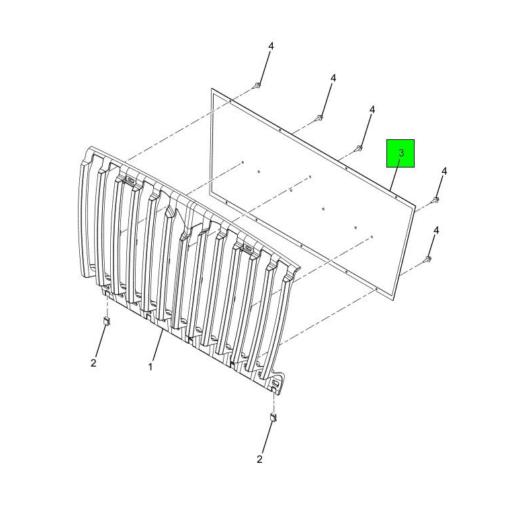 3613685C1 Navistar International | Aluminum Front Bug Screen Grille ...