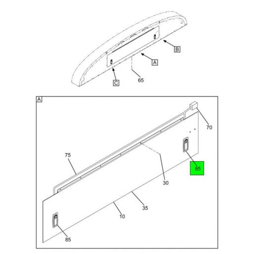3779768C2 Navistar International | Bus Body Locking Latch with ...