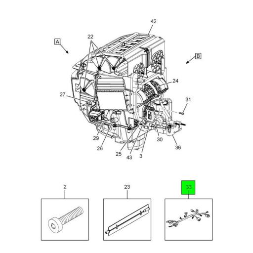 3839325C1 Navistar International | Harness Air Conditioning and Heater ...