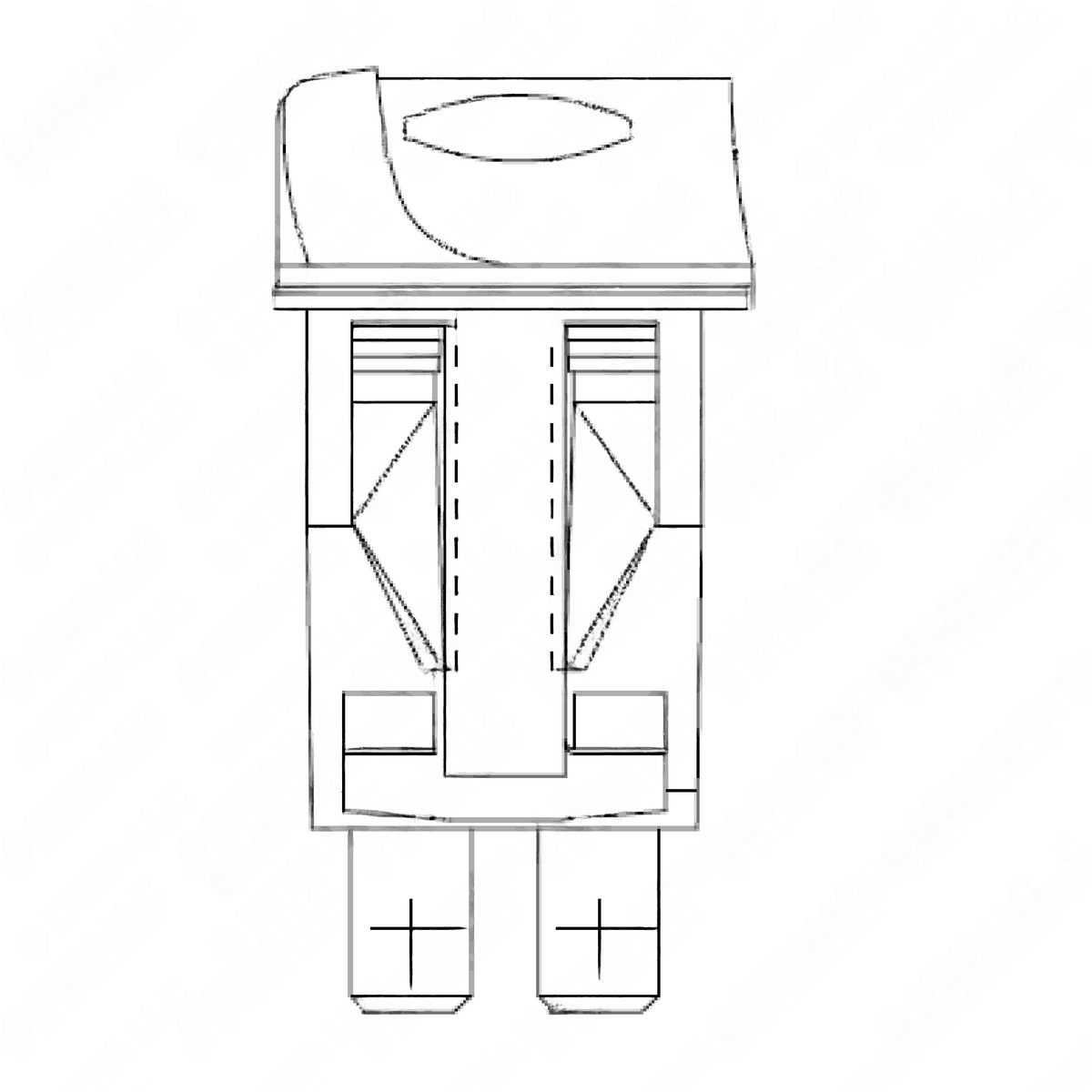 52003195 Thomas Built Bus | Rocker Switch - Passenger | Source One ...