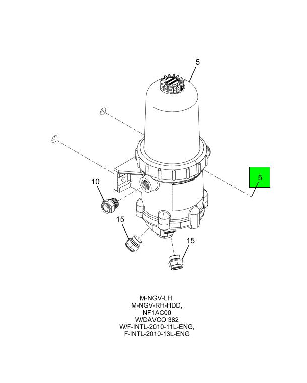 3698219C92 Navistar International | Davco Fuel Filter | Source One ...
