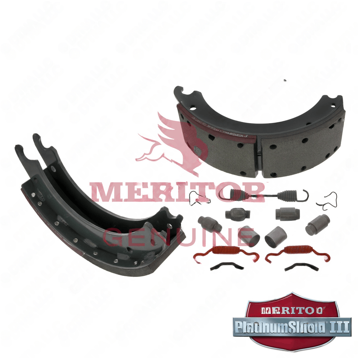 KSMA2124702QP Meritor | Brake Shoe and Lining Kit - With Hardware ...