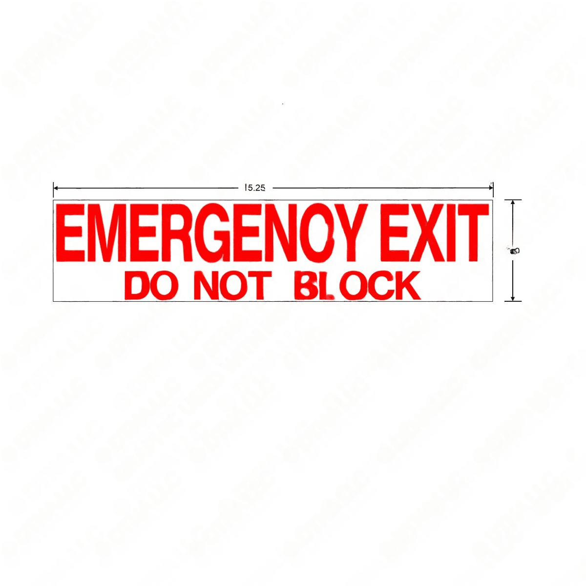 170563 Thomas Built Bus | Decal - School Bus Lettering/Warning Label ...