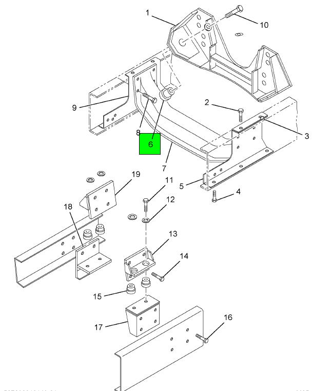 476869C1 Navistar International | Front Engine Mount Insulator | Source ...