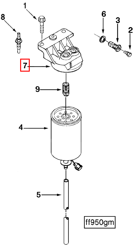 3926788 Cummins | Fuel Filter Head | Source One Parts Center