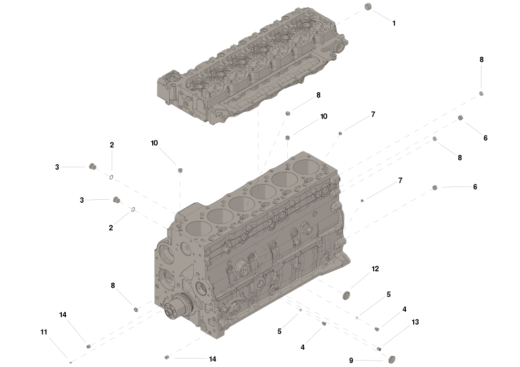 4089149 | Cummins® | Cylinder Block Hardware Kit | Source One Parts Center