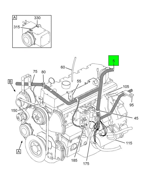 2028575C93 Navistar International | Electrical Harness NGD Inline 6 ...