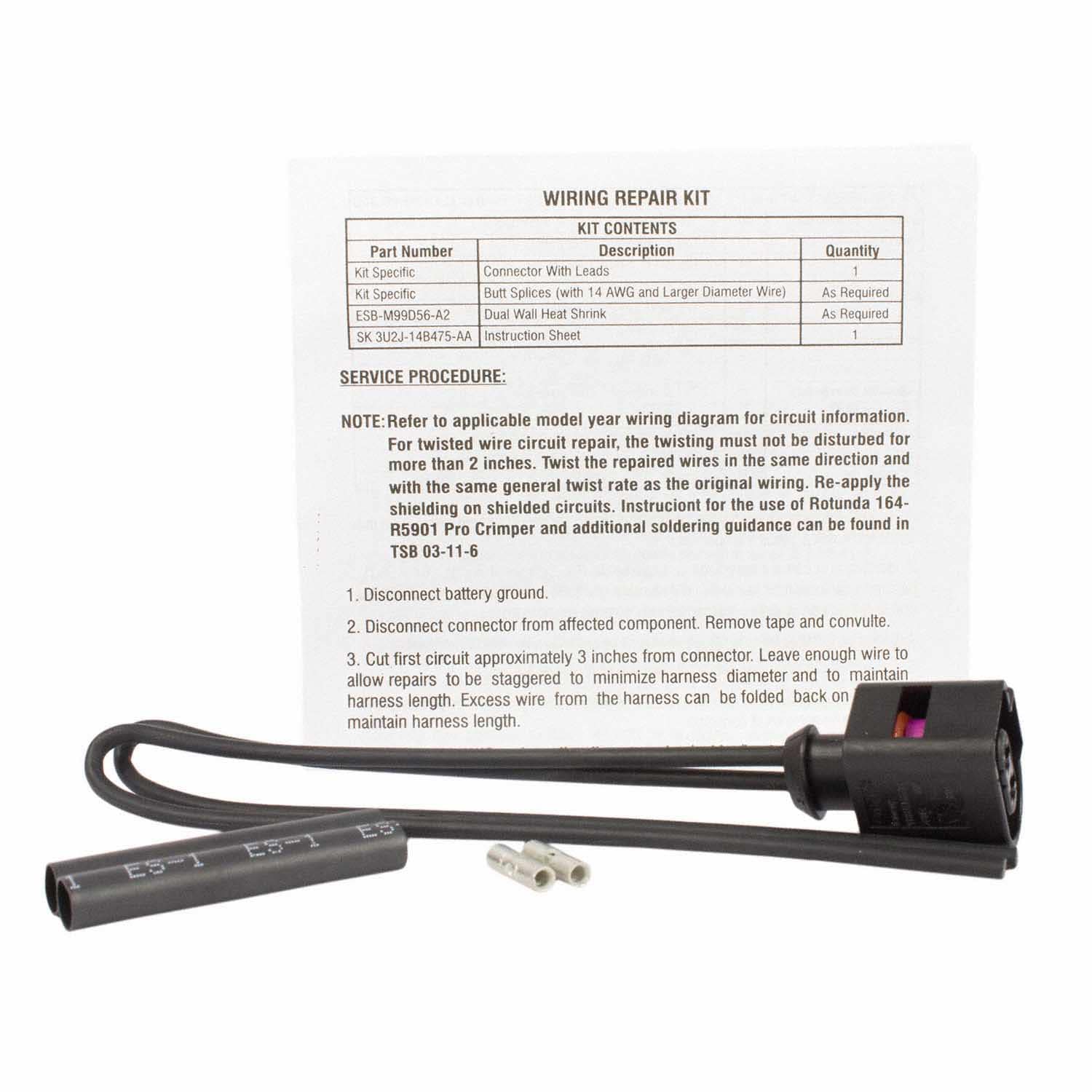 WPT1024 Ford | Power Window Motor Connector Wire - 12 Cavity | Source ...