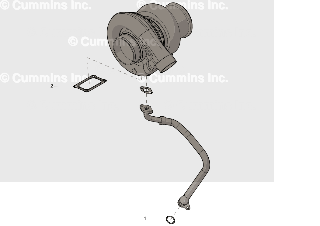 4027757 | Cummins® | Turbocharger Gasket Kit | Source One Parts Center