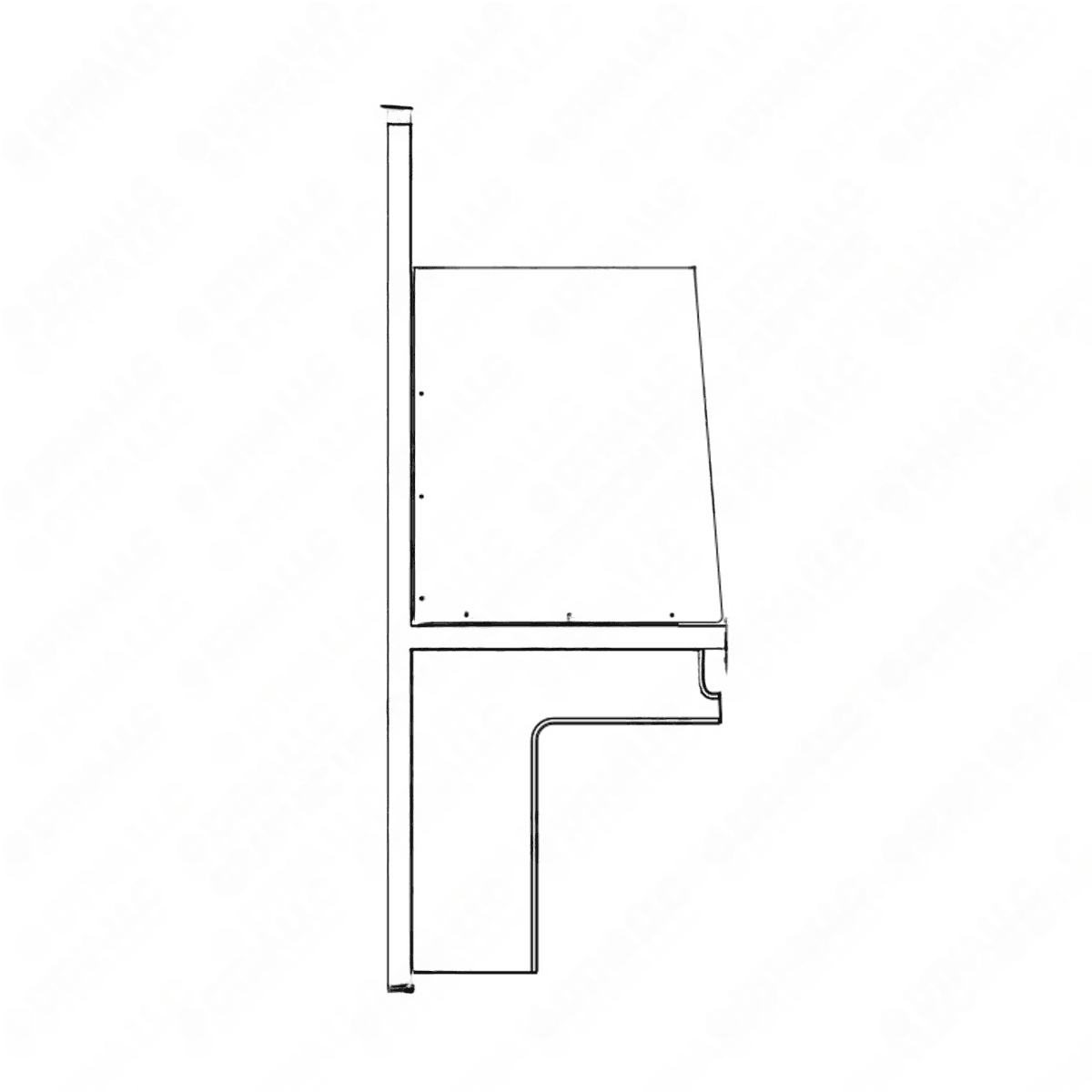 160168 Thomas Built Bus | Bus Body Barrier Panel Assembly Lift-Door ...