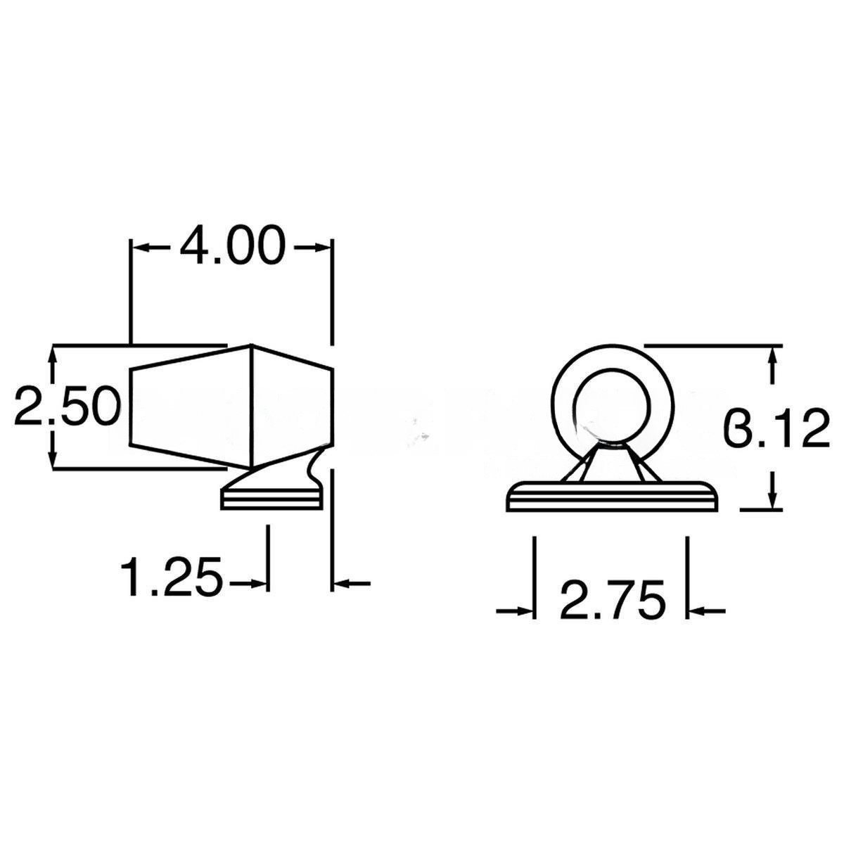 1319A Kenworth | Cab Marker Amber Lamp | Source One Parts Center
