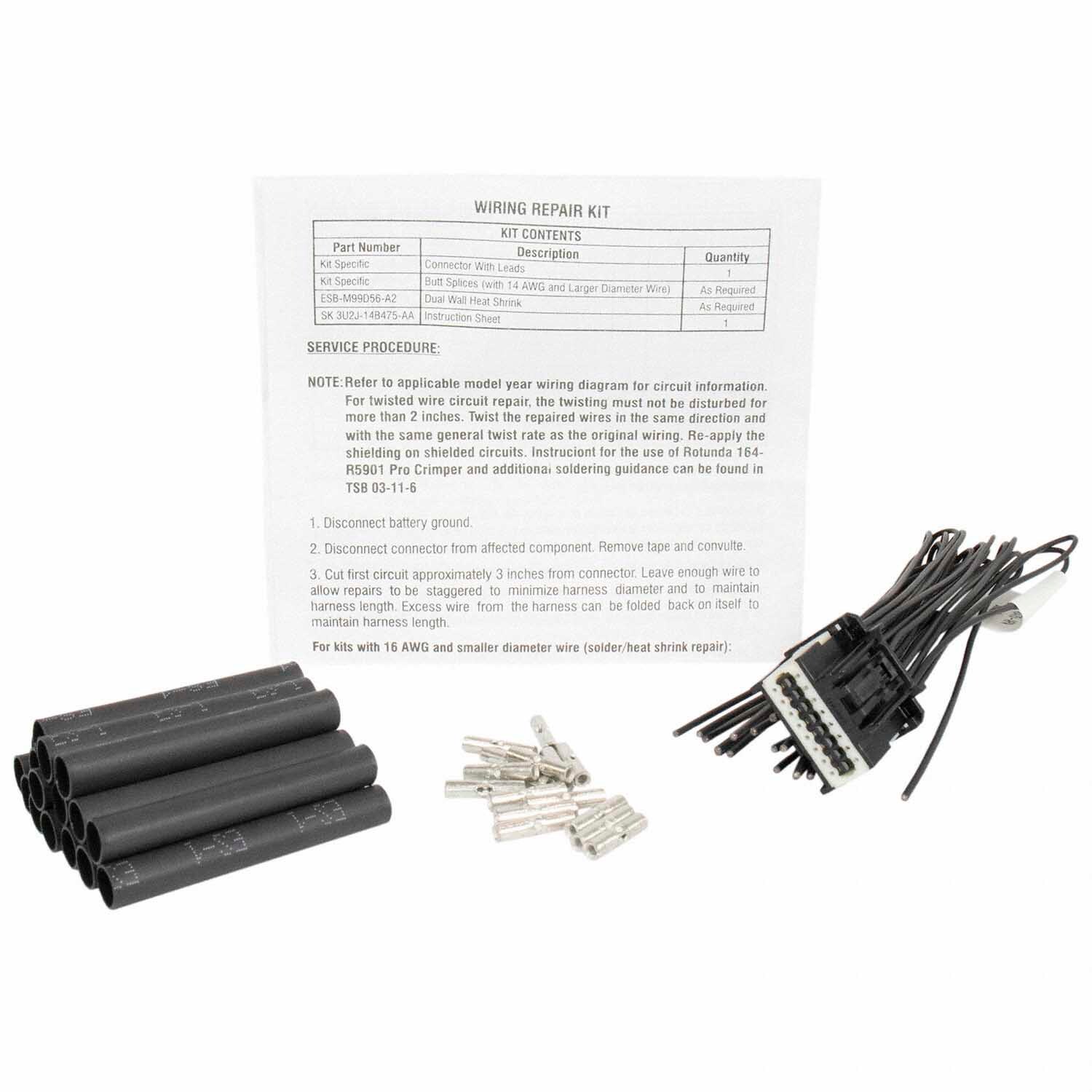 WPT1560 Ford | Instrument Panel Connector Wire - 16 Cavity | Source One ...