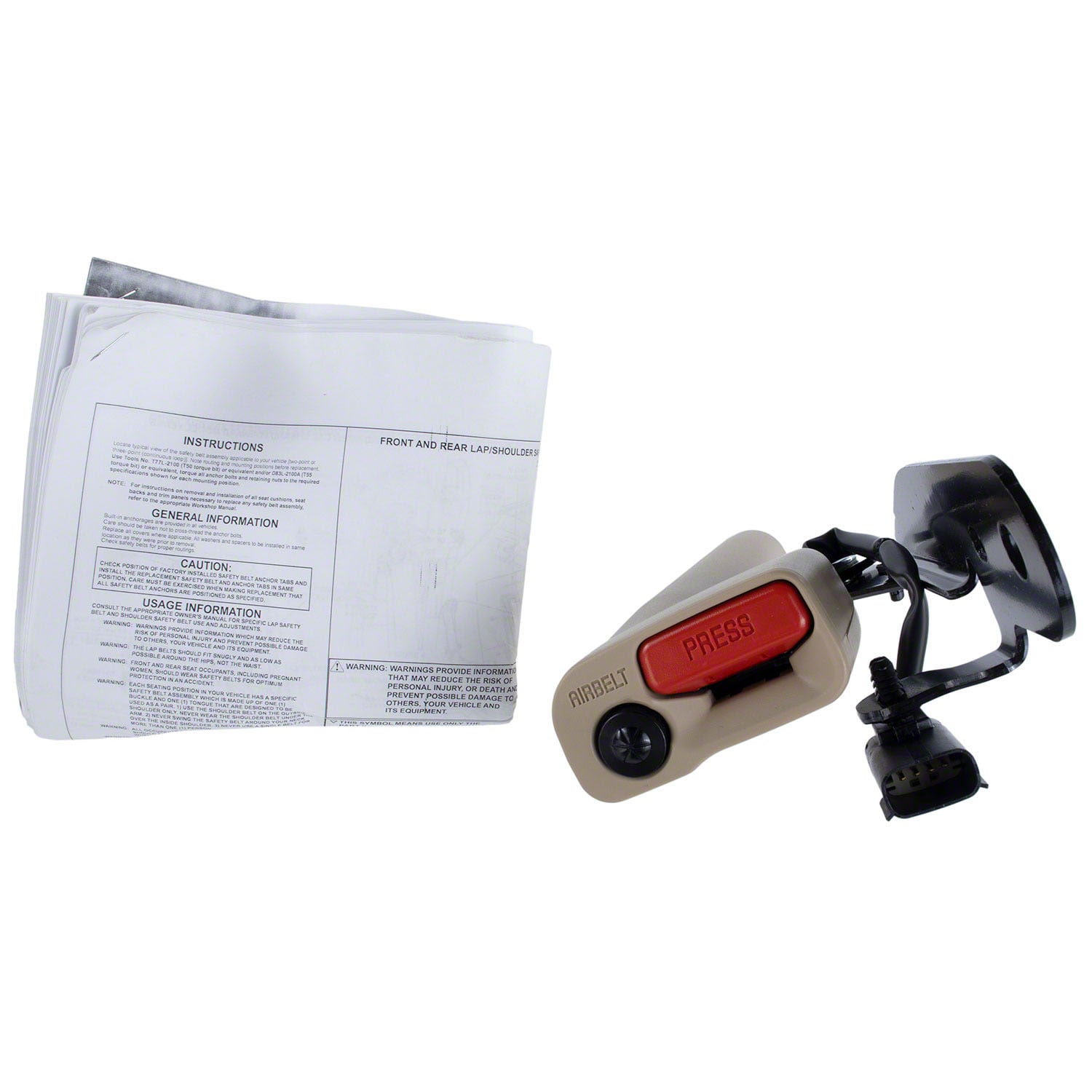 FL3Z1660045GM Ford | Seat Belt Receptacle Buckle - Left Rear | Source ...