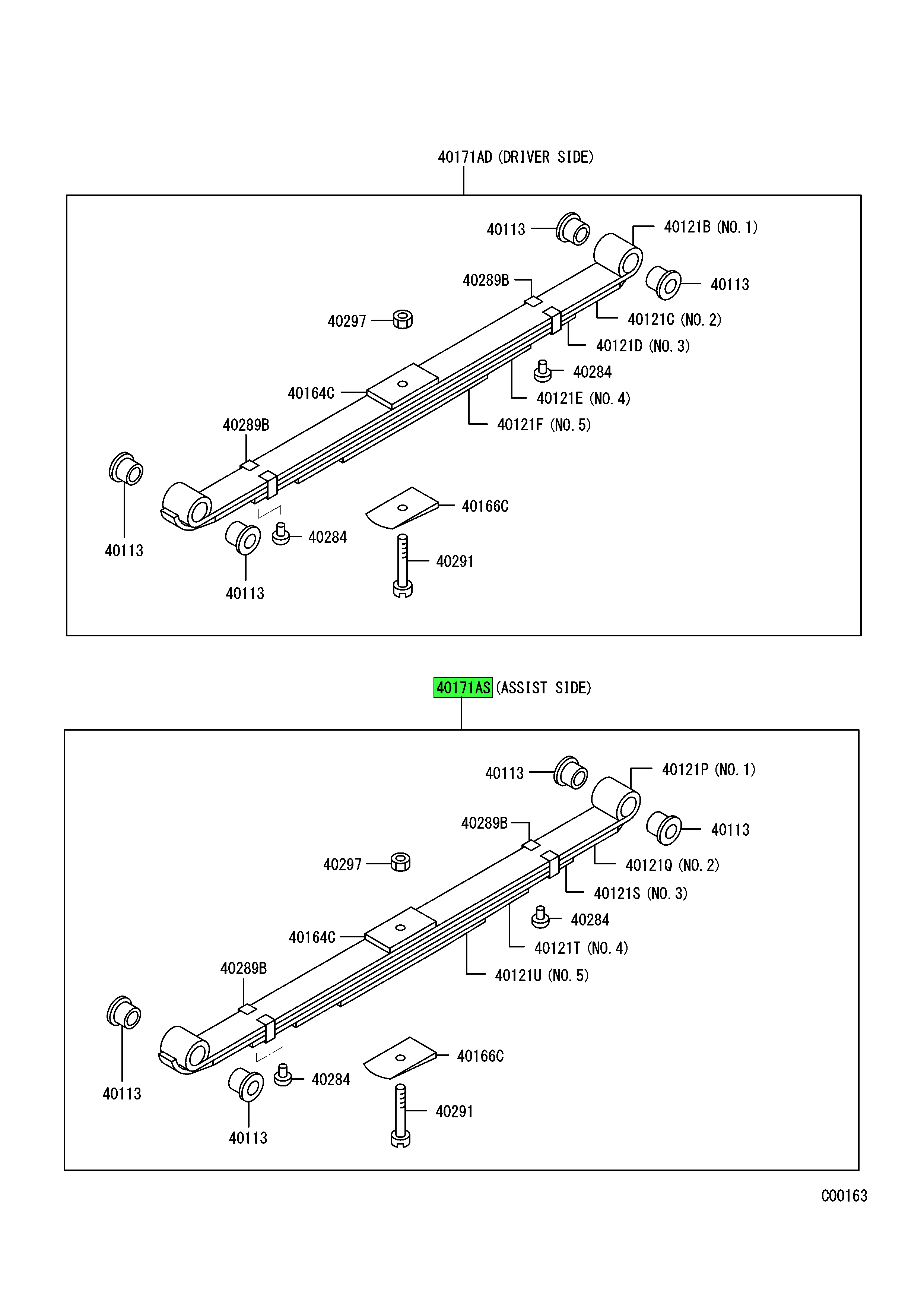 MK631073 Mitsubishi FUSO | Front Suspension Spring Assembly | Source ...