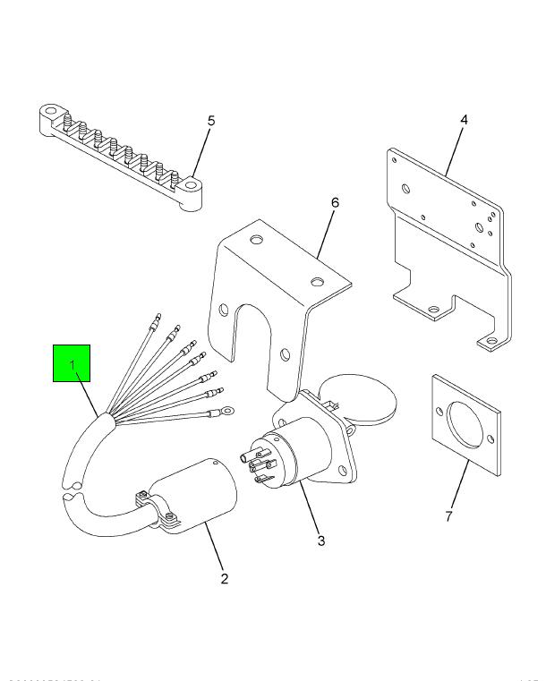 1618442C91 Navistar International | Electrical Harness 7-Way Trailer ...