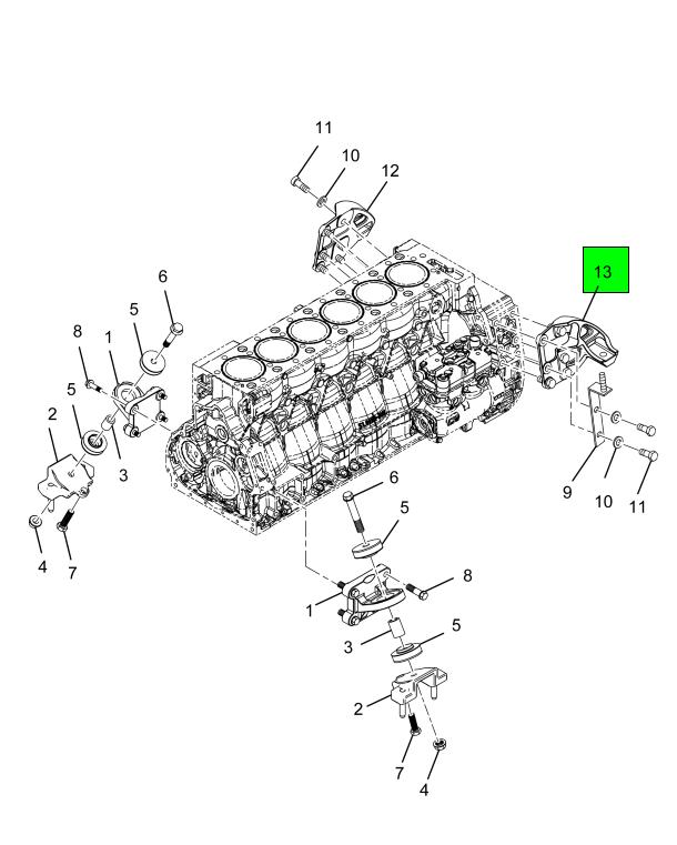 3874245C2 Navistar International | Support Offset Engine Mounting Rear ...