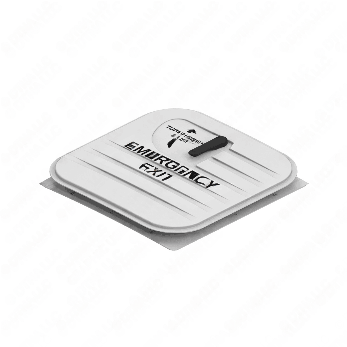 227004 Thomas Built Bus | Roof Hatch Assembly - Advantage English White ...