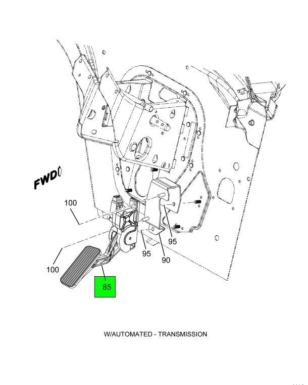 3986828C91 Navistar International | Accelerator Pedal Right-Hand Drive ...