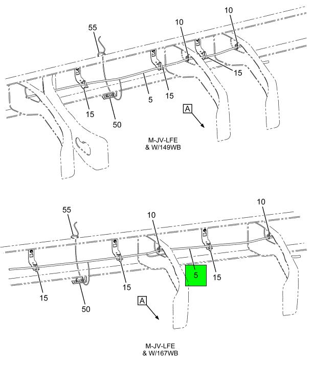 3595484C95 Navistar International | Rear Chassis Wiring Harness Left ...
