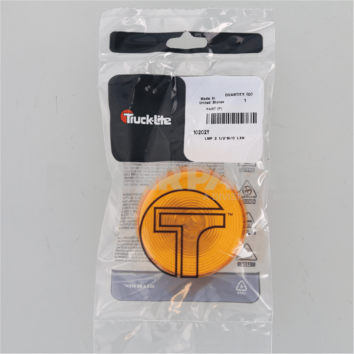 10202Y Kenworth | Amber Marker Lamp | Source One Parts Center