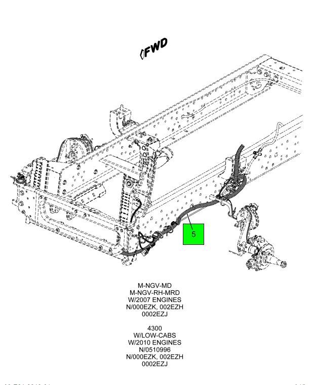 3859621F91 Navistar International | HARNESS FORWARD CHASSIS BASE HIGH ...