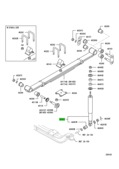 ML238173 Mitsubishi FUSO | Front Suspension Shock Absorber | Source One ...