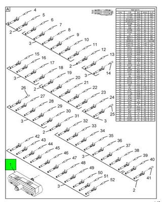 2041416C2 Navistar International | 60-Way Body Connector with Bolt ...