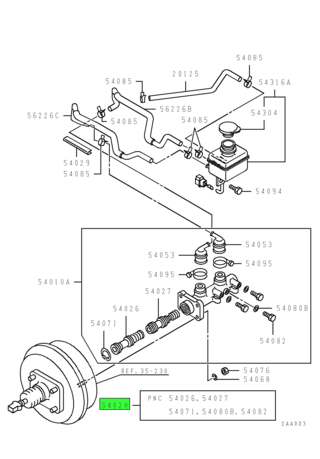 MB295698 Mitsubishi FUSO | Brake Master Cylinder Kit | Source One Parts ...