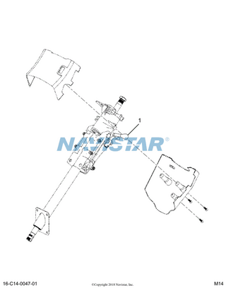 1696299C1 Navistar International | Column Release Lever Knob | Source ...