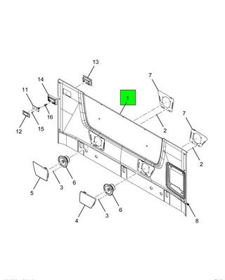 3776689C3 Navistar International | Panel Sleeper Lower Back With ...