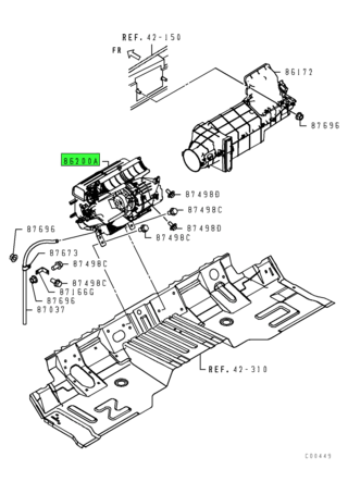MK583369 Mitsubishi FUSO | Heater Assembly | Source One Parts Center