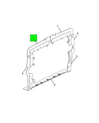 4128681C91 Navistar International | Top Radiator Shield Assembly with ...