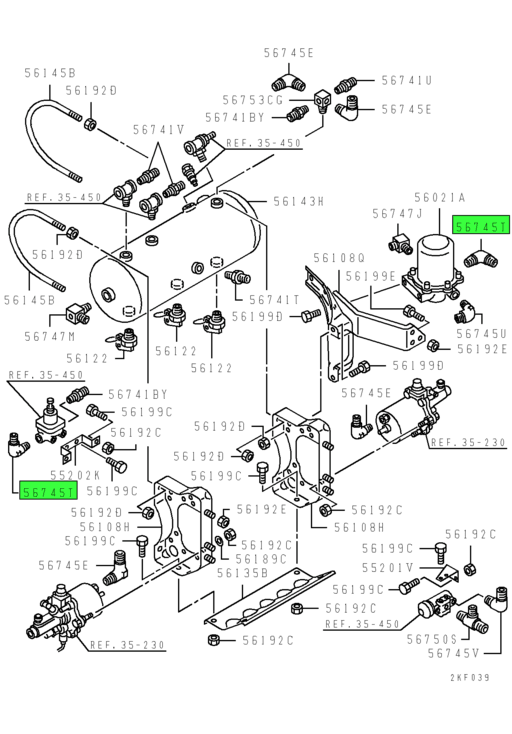 MH039723 Mitsubishi FUSO | No 5 Brake Air Line Joint | Source One Parts ...