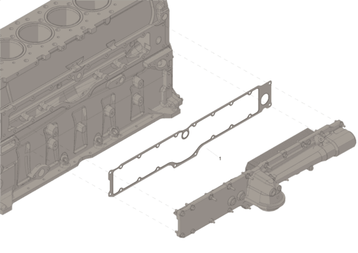 4376196 Genuine Cummins® Oil Cooler Repair Kit | Source One Parts Center