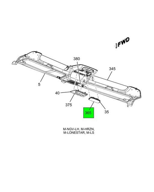 4068822C2 Navistar International | LIGHT COMBO DAY CAB DOME LED BLACK ...