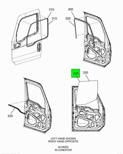 4053423C2 Navistar International | GLASS WINDOW LEFT HAND | Source One ...