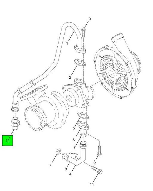 1845826C92 Navistar International | FITTING TURBOCHARGER OIL | Source ...